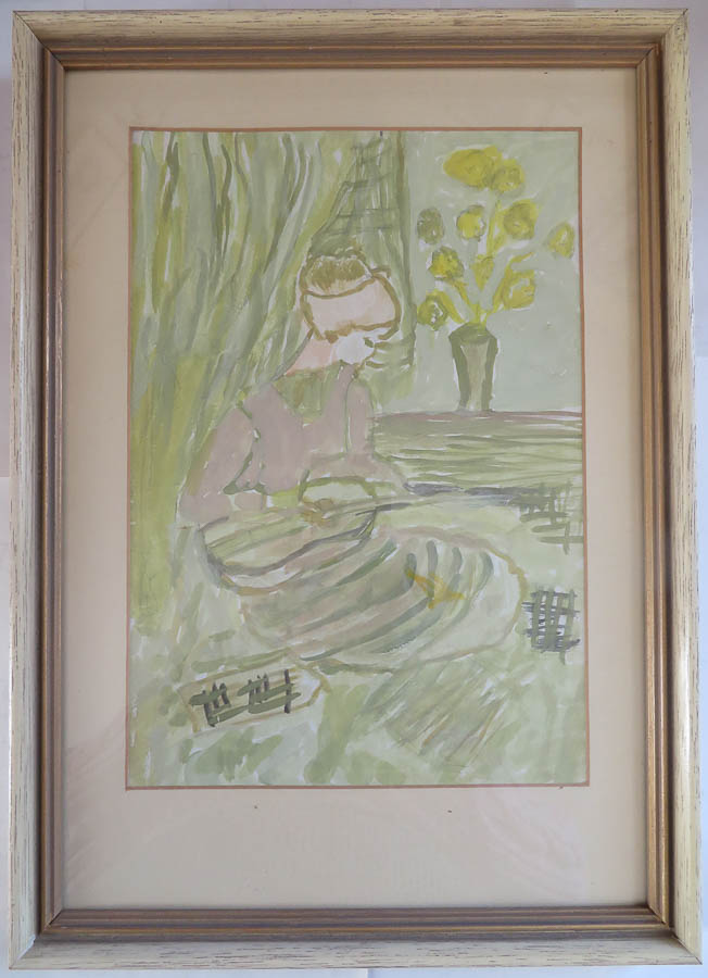 Painting of a woman – Joseph Nickerson Memorial Gallery