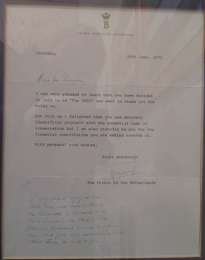 Thank you letter – Joseph Nickerson Memorial Gallery